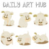 Cute Dogs Breed Clip Art Set – Daily Art Hub // Graphics, Alphabets & SVG