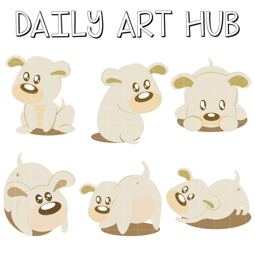 Cute Dogs Breed Clip Art Set – Daily Art Hub // Graphics, Alphabets & SVG
