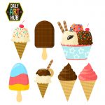 Yummy Ice Cream Clip Art Set – Daily Art Hub // Graphics, Alphabets & SVG