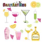 Night Life Clip Art Set – Daily Art Hub // Graphics, Alphabets & SVG