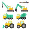 Construction Vehicles Clip Art Set – Daily Art Hub // Graphics ...