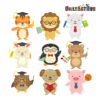 School Animals Clip Art Set – Daily Art Hub // Graphics, Alphabets & SVG