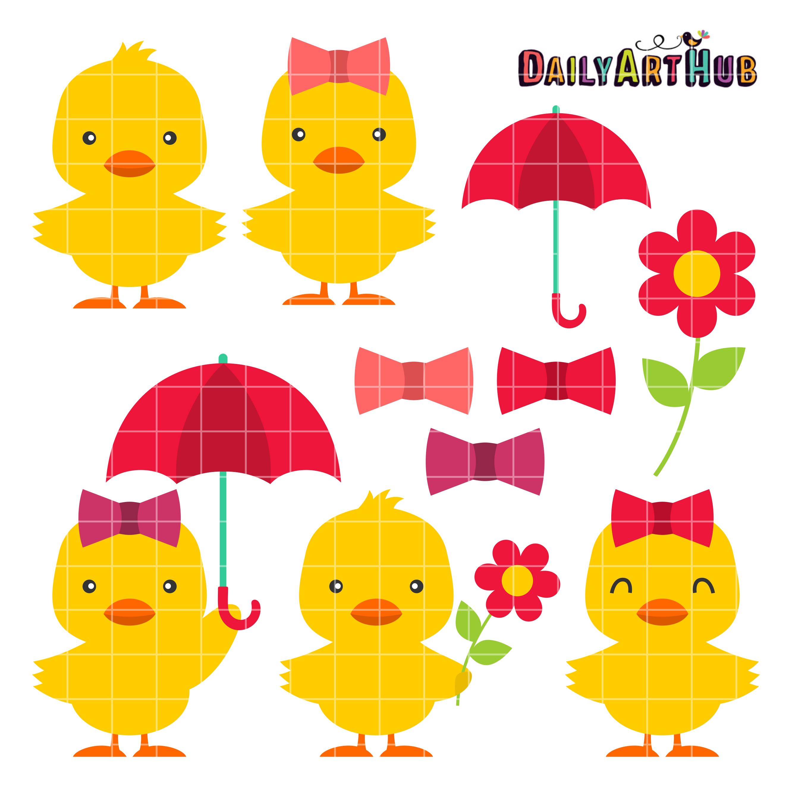 Cute Ducks Clip Art Set – Daily Art Hub – Free Clip Art Everyday
