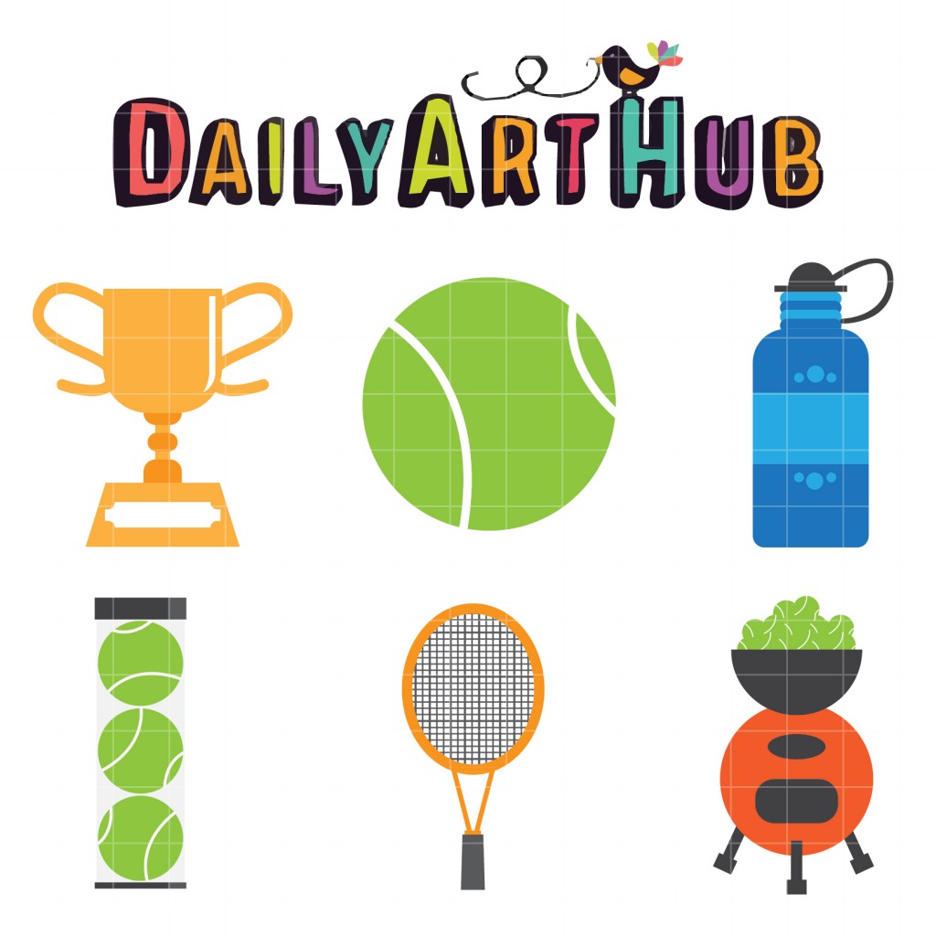 Tennis Clip Art Set – Daily Art Hub // Graphics, Alphabets & SVG