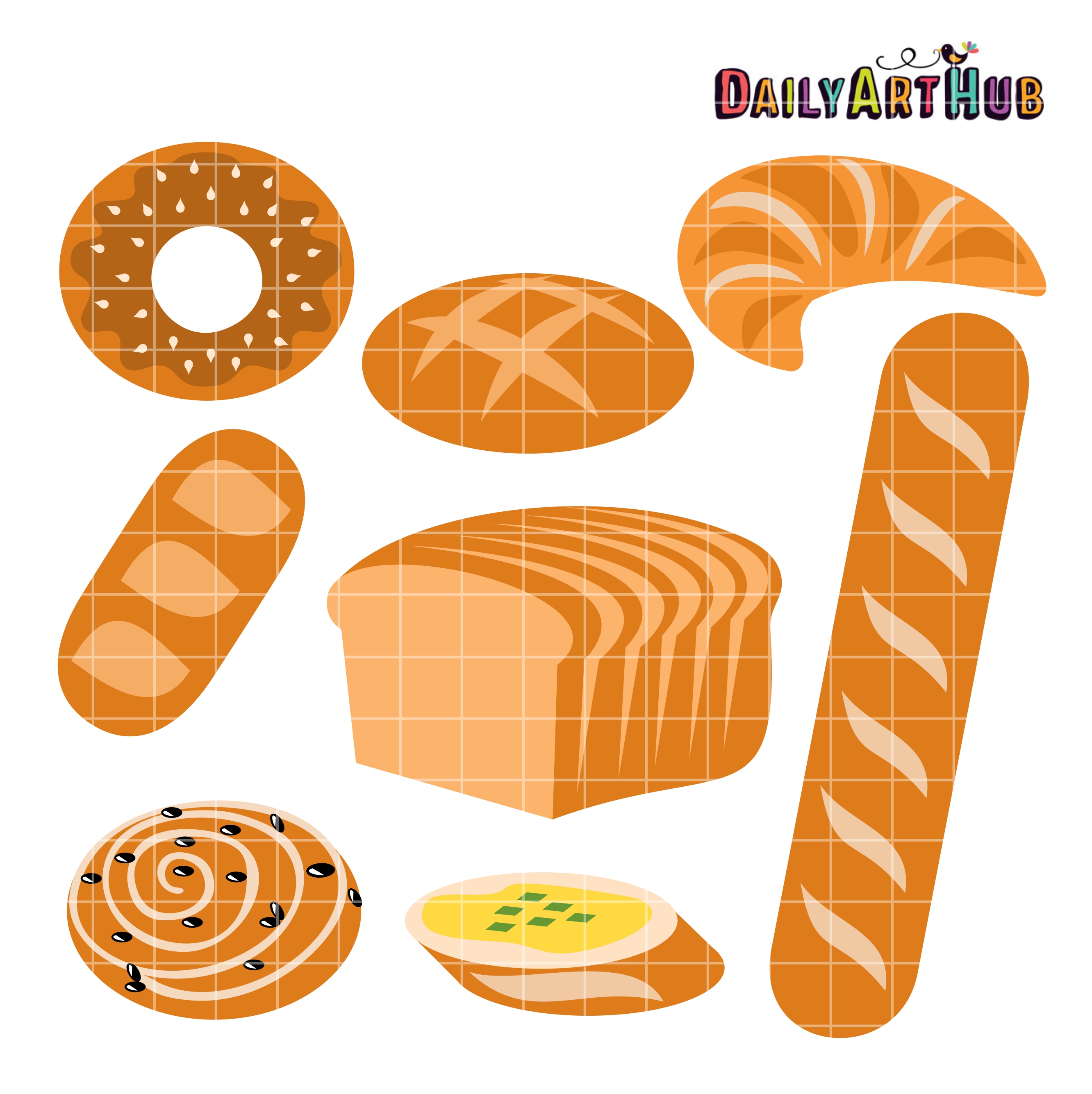 Breads Clip Art Set – Daily Art Hub – Free Clip Art Everyday