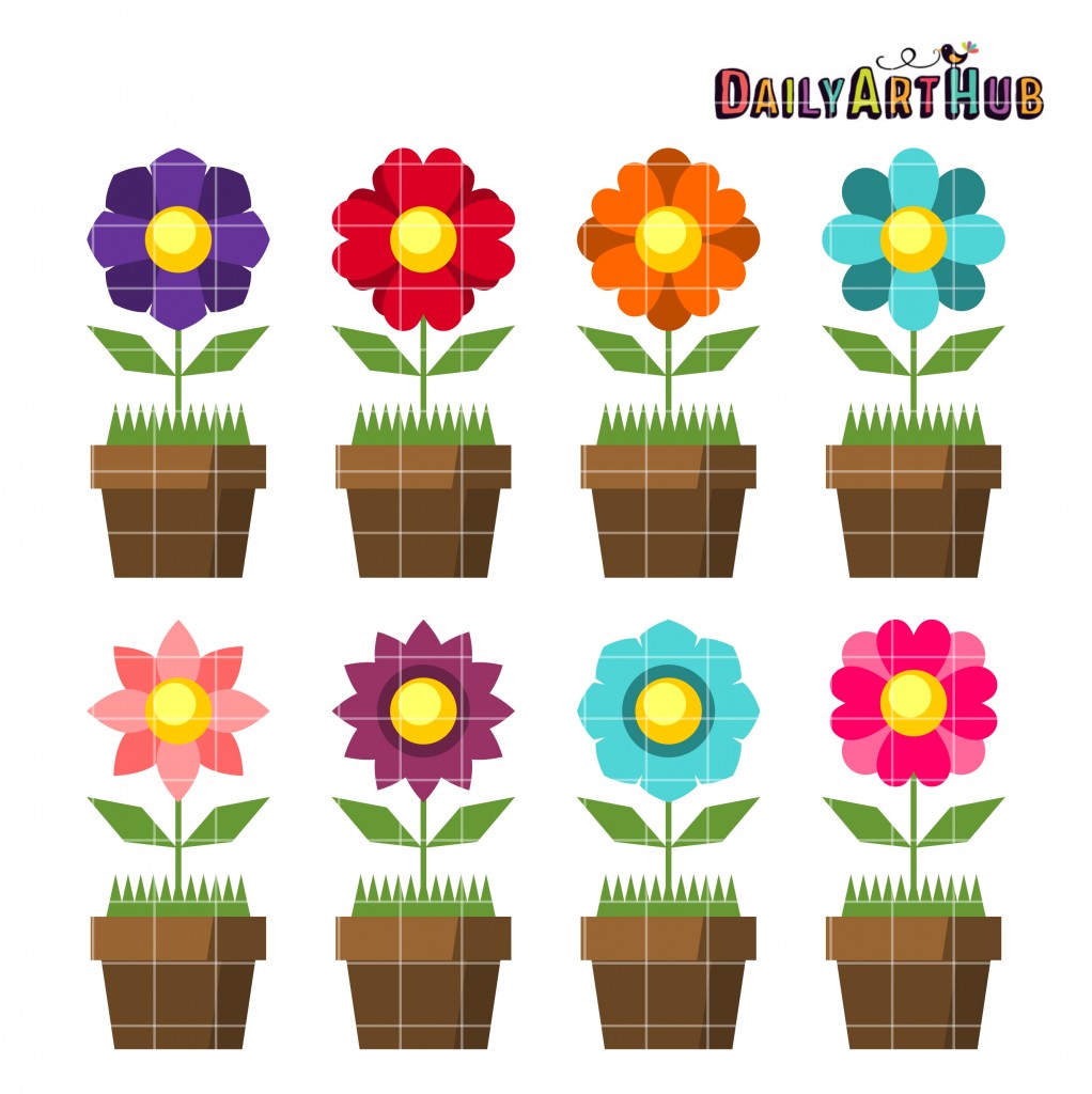 Simple Plants Clip Art Set – Daily Art Hub // Graphics, Alphabets & SVG