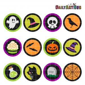 Halloween Collage Clip Art Set – Daily Art Hub // Graphics, Alphabets & SVG
