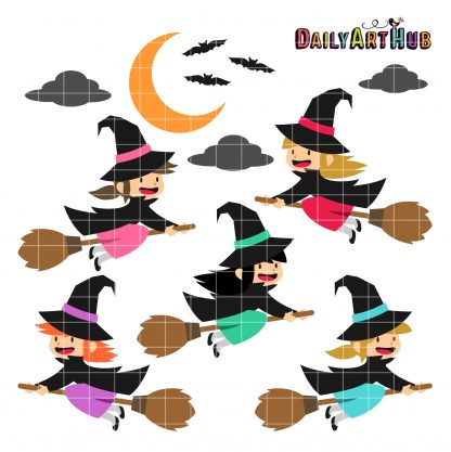 Halloween Ribbons Clip Art Set – Daily Art Hub – Free Clip Art Everyday