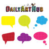 Speech Bubbles Clip Art Set – Daily Art Hub // Graphics, Alphabets & SVG