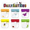 Insects In A Jar Clip Art Set – Daily Art Hub // Graphics, Alphabets & SVG