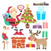 Merry Christmas Clip Art Set – Daily Art Hub – Free Clip Art Everyday