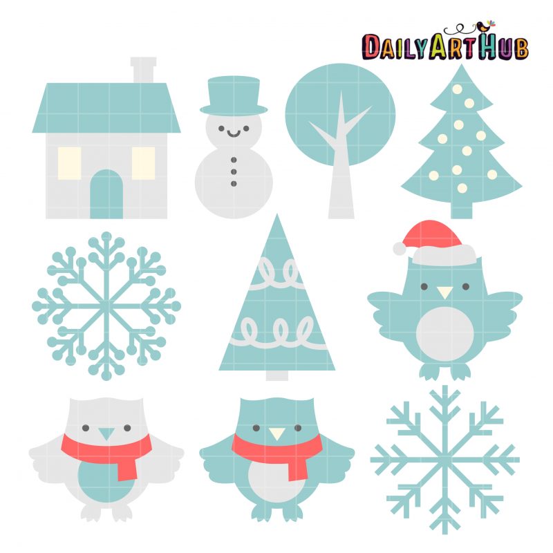 Winter day clip art