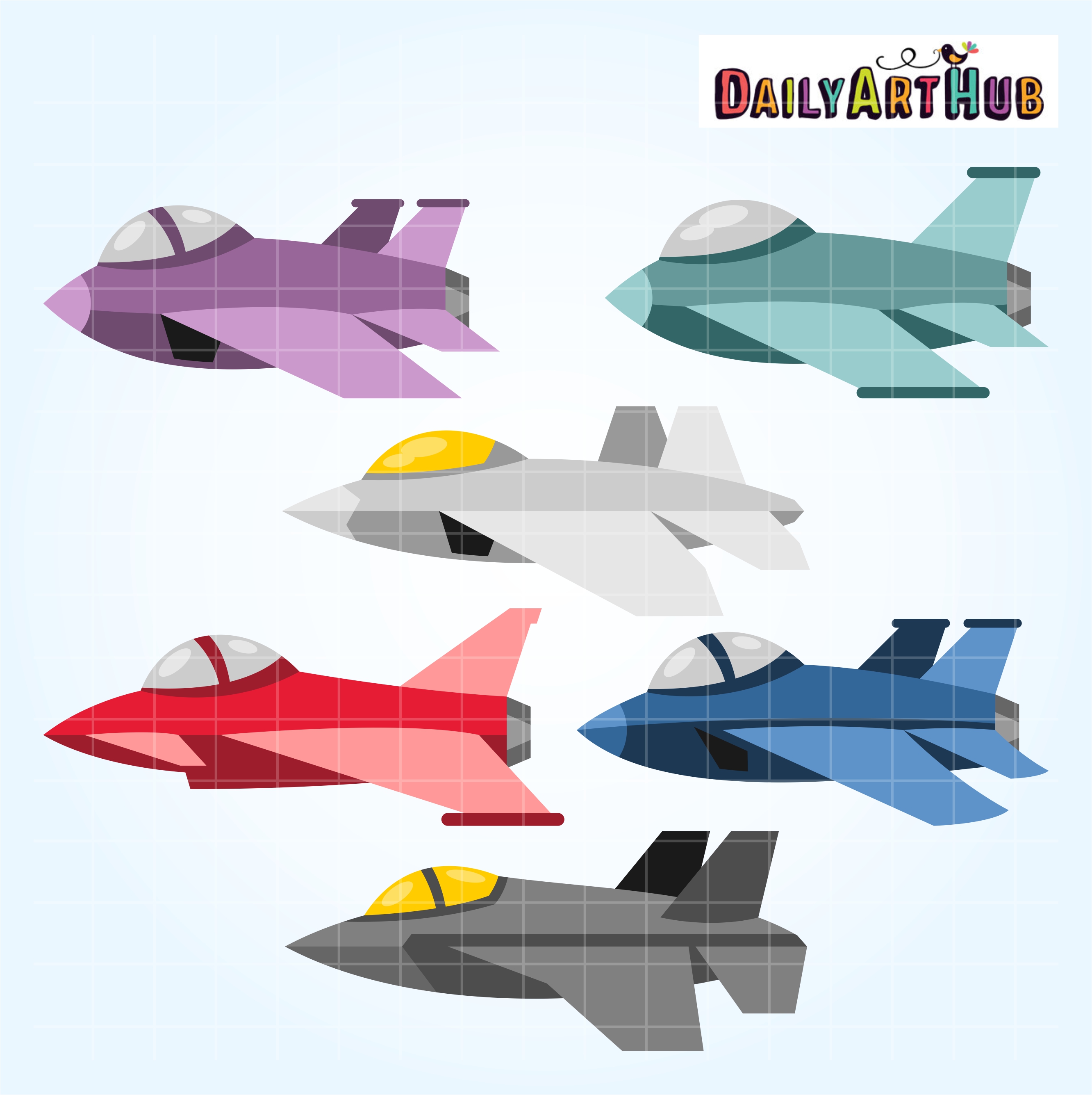 Cute Military Planes Clip Art Set – Daily Art Hub – Free Clip Art Everyday