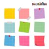 Sticky Notes Clip Art Set – Daily Art Hub // Graphics, Alphabets & SVG