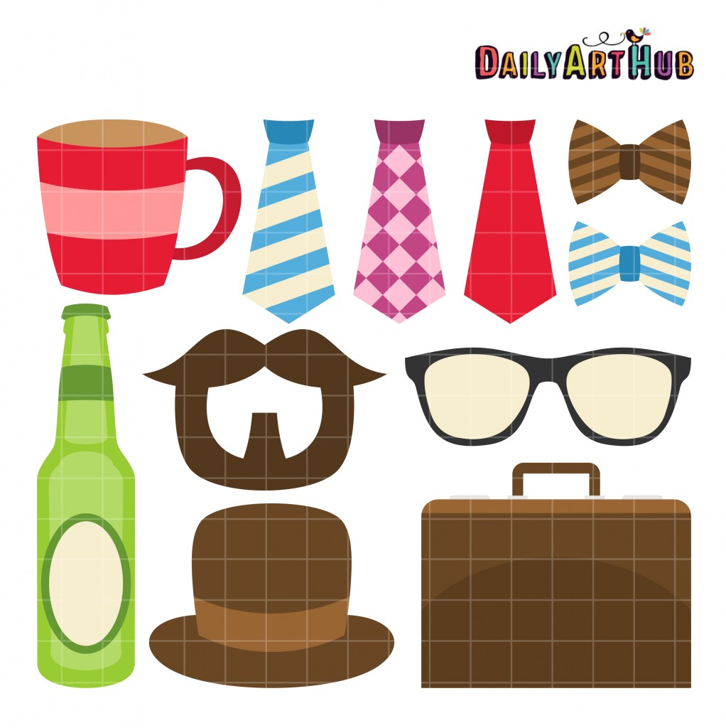 Dad Things Clip Art Set – Daily Art Hub // Graphics, Alphabets & SVG