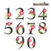 Flower Numbers Clip Art Set – Daily Art Hub – Free Clip Art Everyday