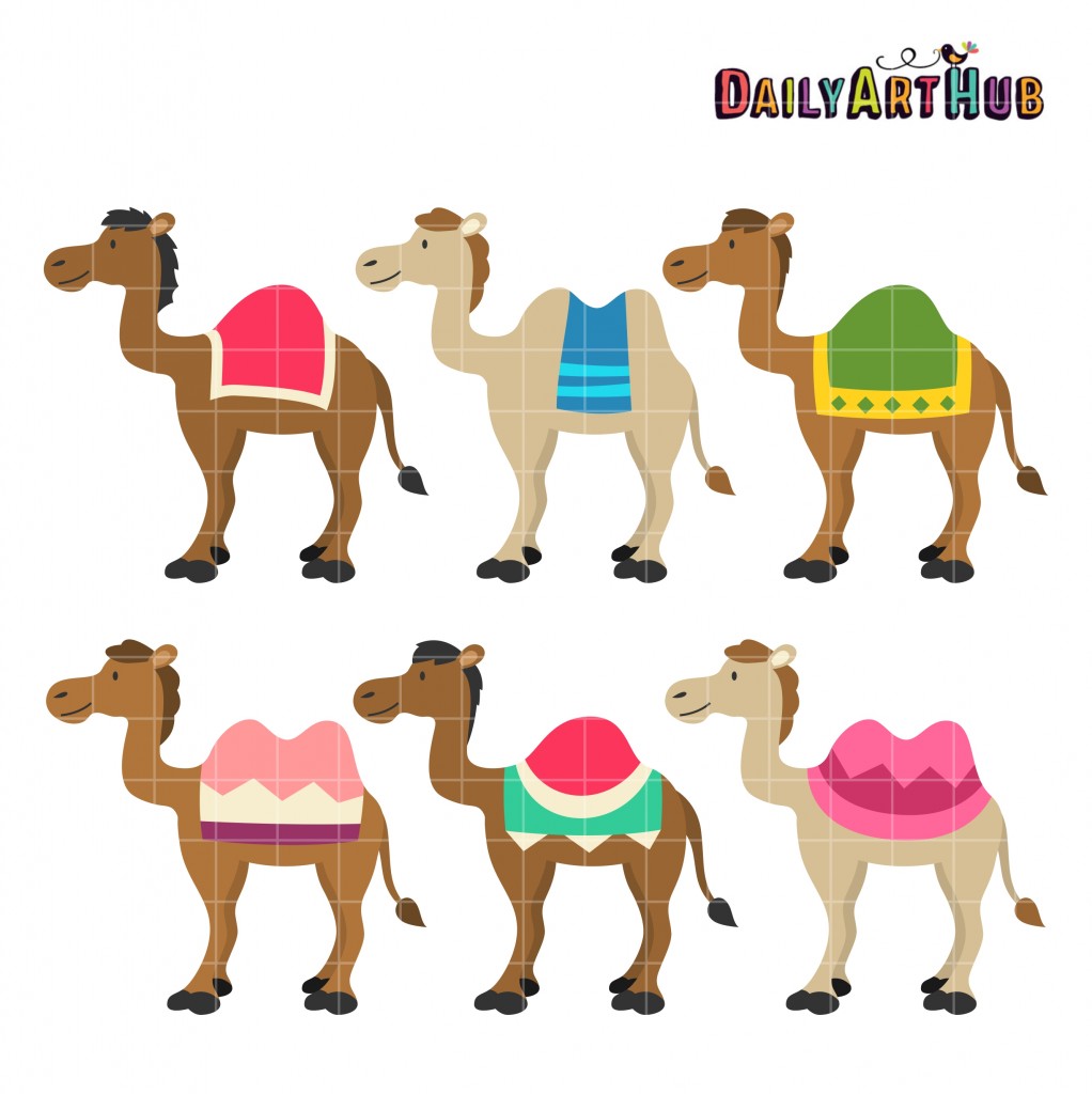 Camels Clip Art Set – Daily Art Hub – Free Clip Art Everyday
