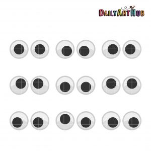 Googly Eyes Clip Art Set – Daily Art Hub // Graphics, Alphabets & SVG