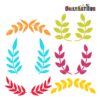Leaf Flourishes Clip Art Set – Daily Art Hub // Graphics, Alphabets & SVG