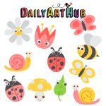 Spring Cuties Clip Art Set – Daily Art Hub // Graphics, Alphabets & SVG