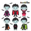 Vampires Clip Art Set – Daily Art Hub // Graphics, Alphabets & SVG