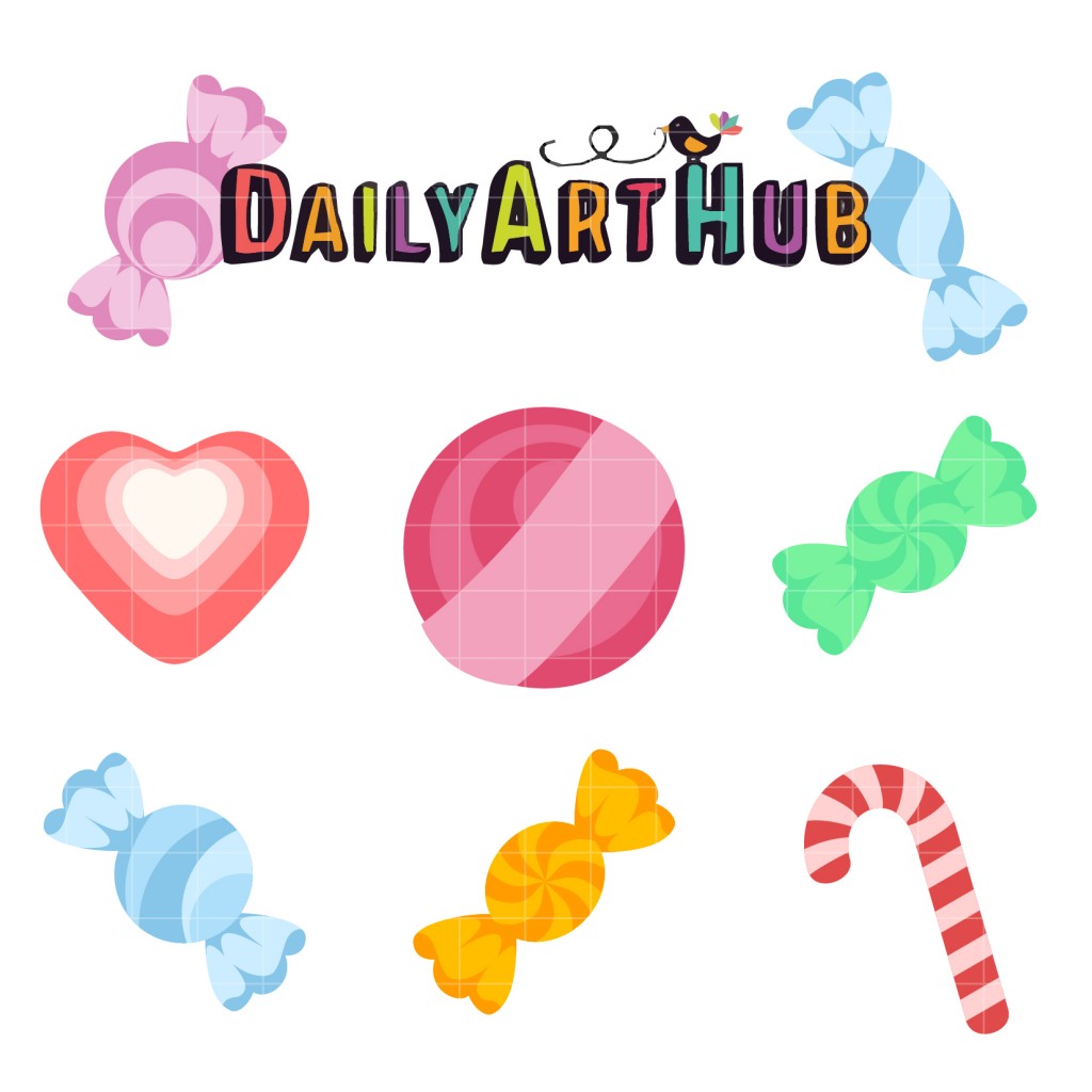 Candies Clip Art Set – Daily Art Hub // Graphics, Alphabets & SVG