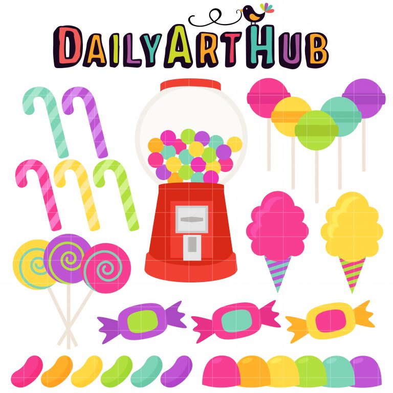 Candy Store Clip Art Set – Daily Art Hub // Graphics, Alphabets & SVG