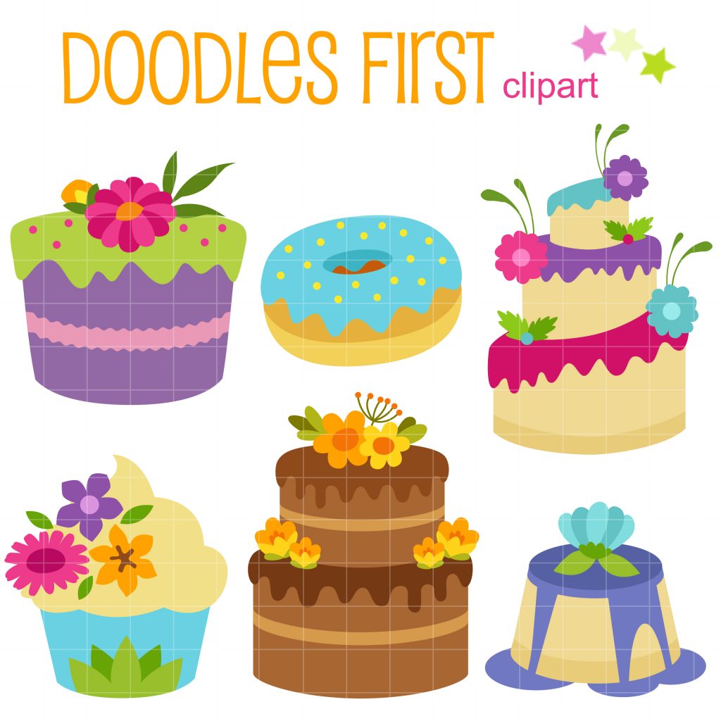 Spring Desserts Clip Art Set – Daily Art Hub // Graphics, Alphabets & SVG