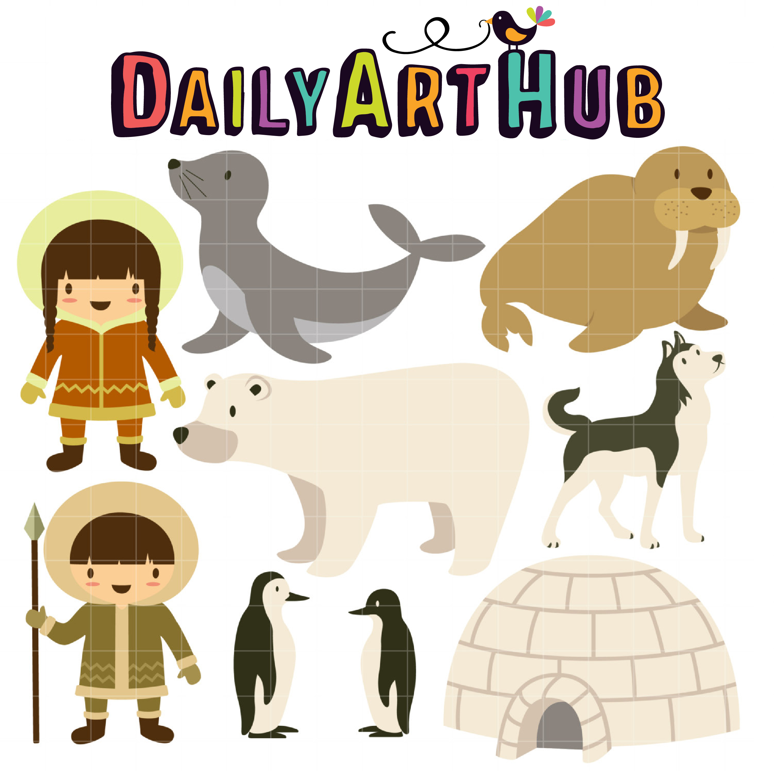 Arctic Life Clip Art Set – Daily Art Hub – Free Clip Art Everyday