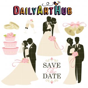 Wedding Couples Clip Art Set – Daily Art Hub // Graphics, Alphabets & SVG