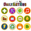 Wilderness Explorer Badges Clip Art Set – Daily Art Hub // Graphics ...