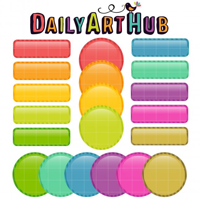 Candy Stripes Labels Clip Art Set – Daily Art Hub // Graphics ...