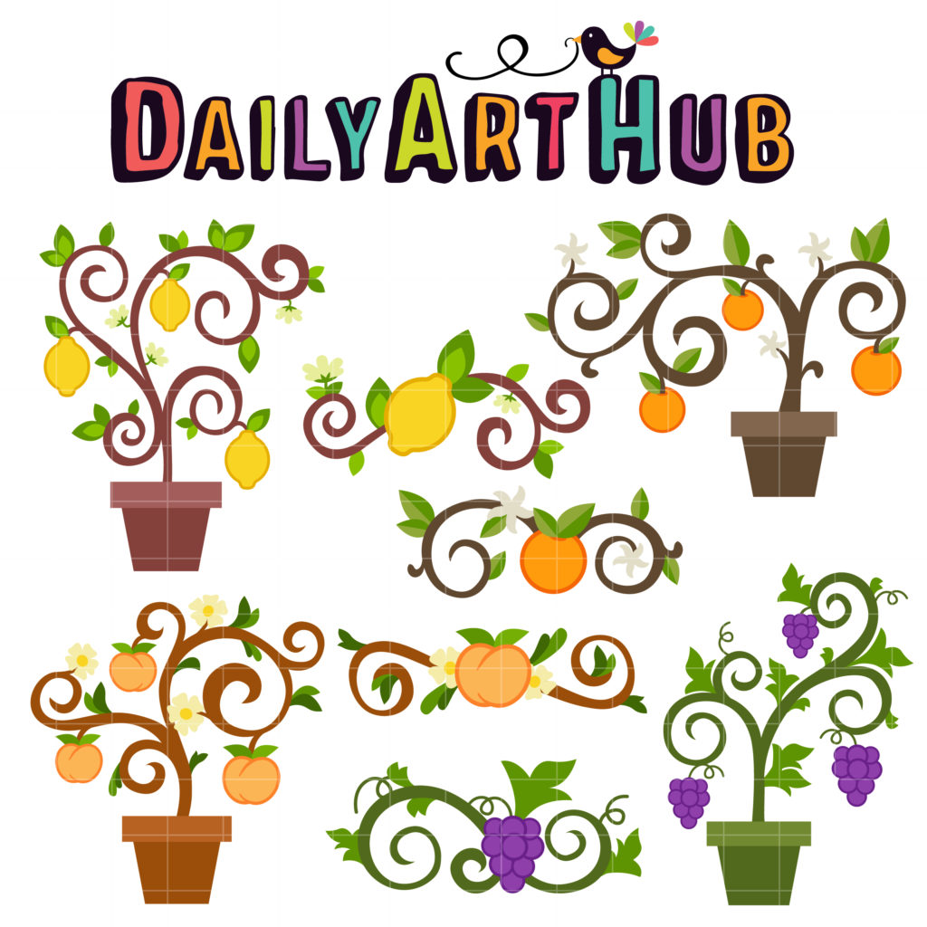 Fruit Trees Clip Art Set – Daily Art Hub // Graphics, Alphabets & SVG Fruit Trees Clip Art Set – Daily Art Hub // Graphics, Alphabets & SVG