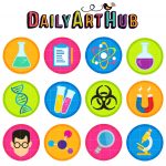 Science Lab Clip Art Set – Daily Art Hub // Graphics, Alphabets & SVG