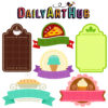 Food Shop Labels Clip Art Set – Daily Art Hub – Free Clip Art Everyday