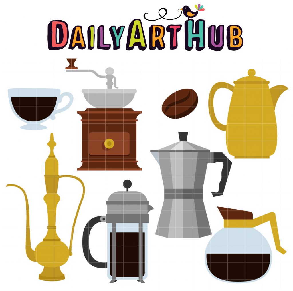 Let’s Make Coffee Clip Art Set – Daily Art Hub // Graphics, Alphabets & SVG