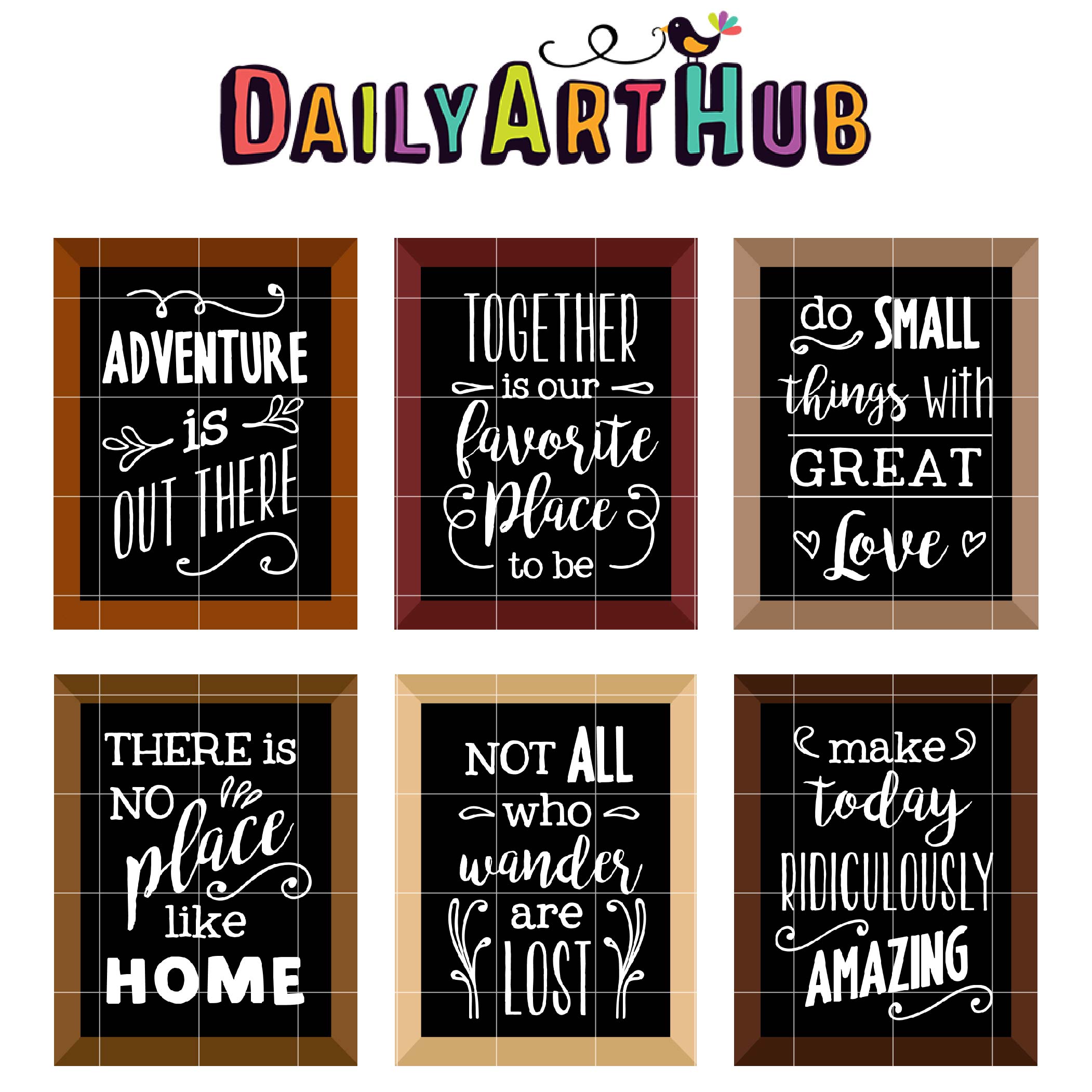 Chalkboard Quotes Clip Art Set – Daily Art Hub – Free Clip Art Everyday