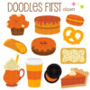 Pumpkin Spice Feast Clip Art Set – Daily Art Hub // Graphics, Alphabets ...