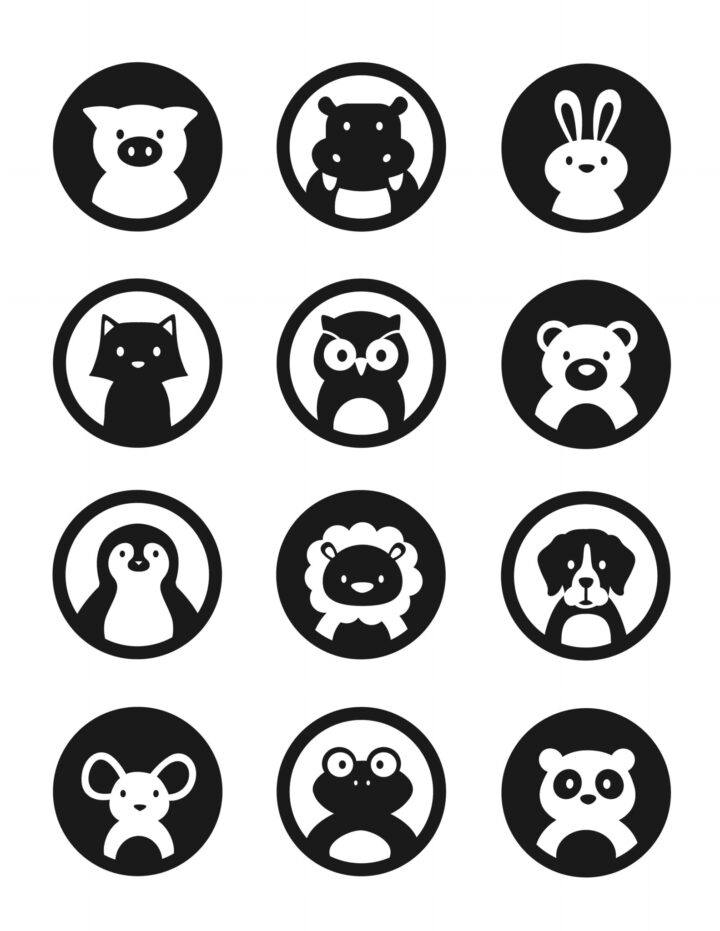 Cute Creature Stamp Clip Art Set – Daily Art Hub // Graphics, Alphabets ...