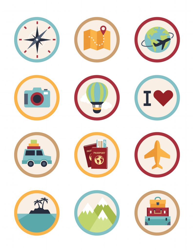 Travel Adventures Clip Art Set – Daily Art Hub // Graphics, Alphabets & SVG