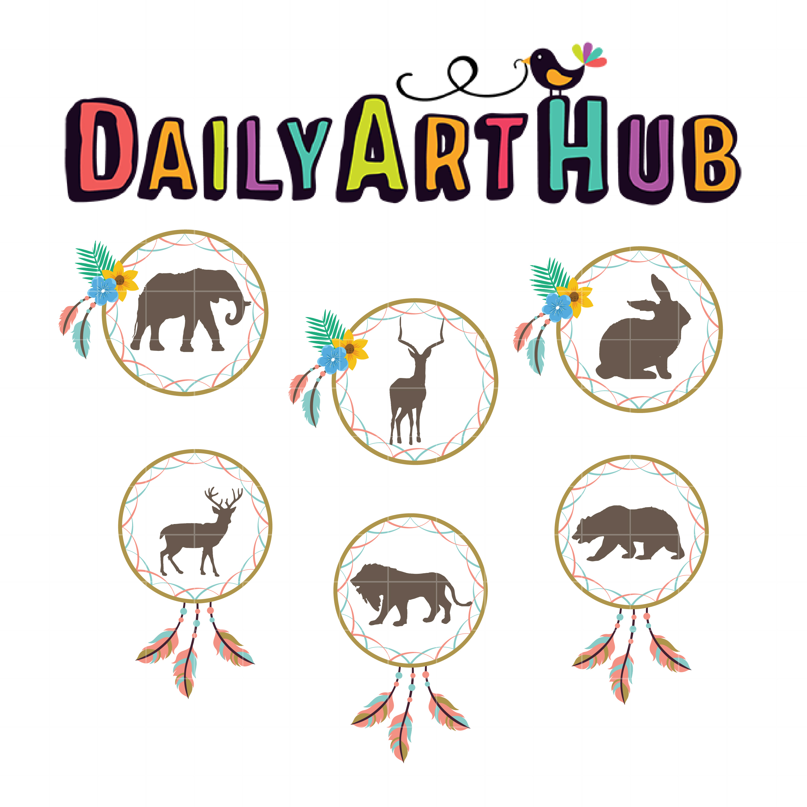 Cute Boho Frame Clip Art Set – Daily Art Hub – Free Clip Art Everyday