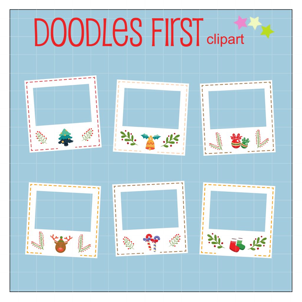Cute Christmas Frames Clip Art Set – Daily Art Hub // Graphics ...