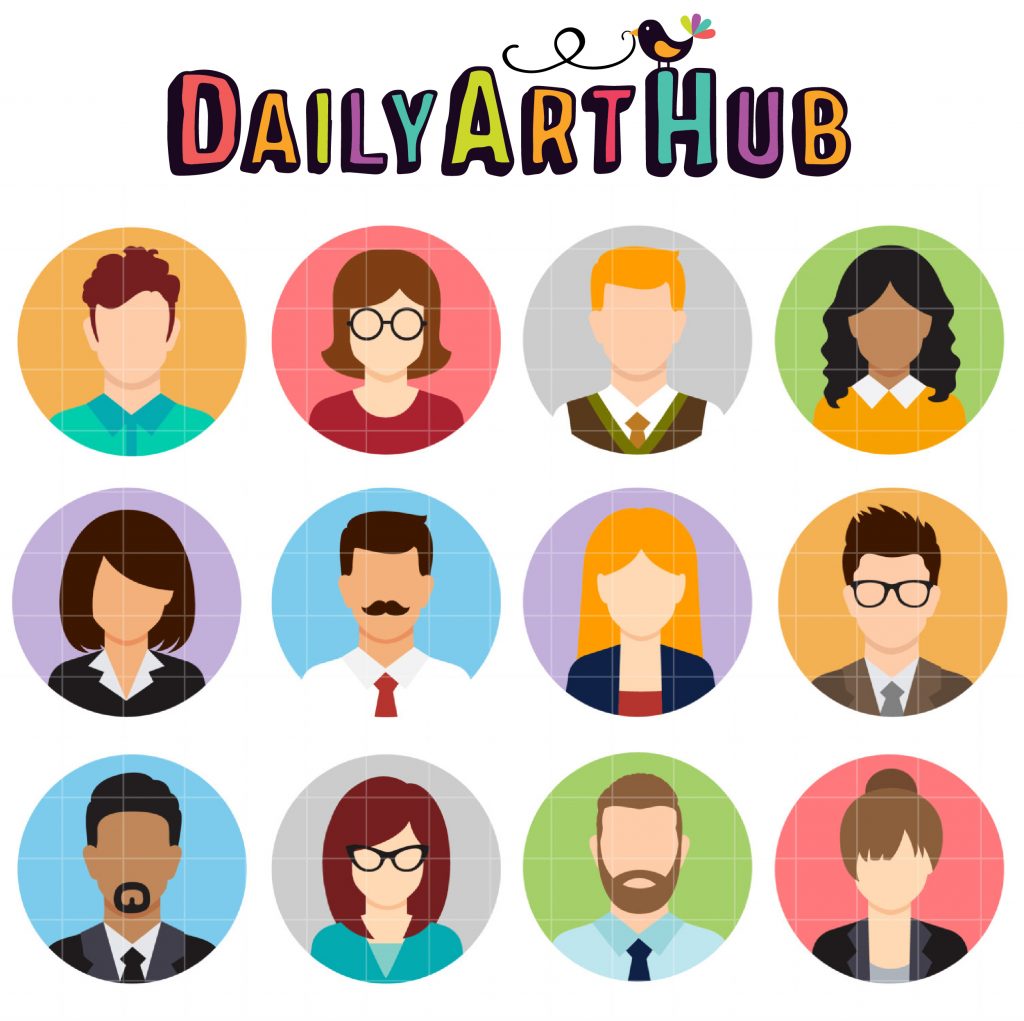 Office People Icons Clip Art Set – Daily Art Hub // Graphics, Alphabets ...