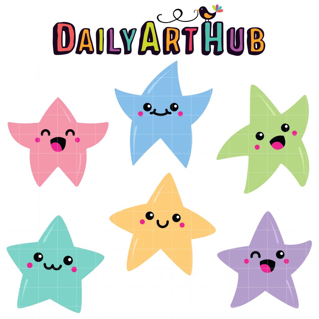 Happy Twinkle Stars Clip Art Set – Daily Art Hub // Graphics, Alphabets ...