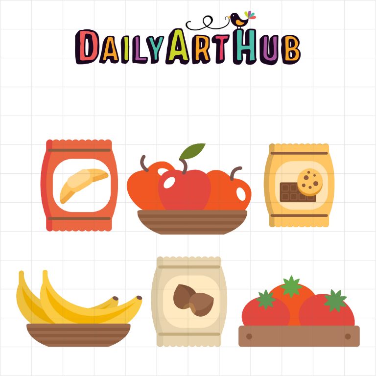 Random Food Clip Art Set – Daily Art Hub // Graphics, Alphabets & SVG