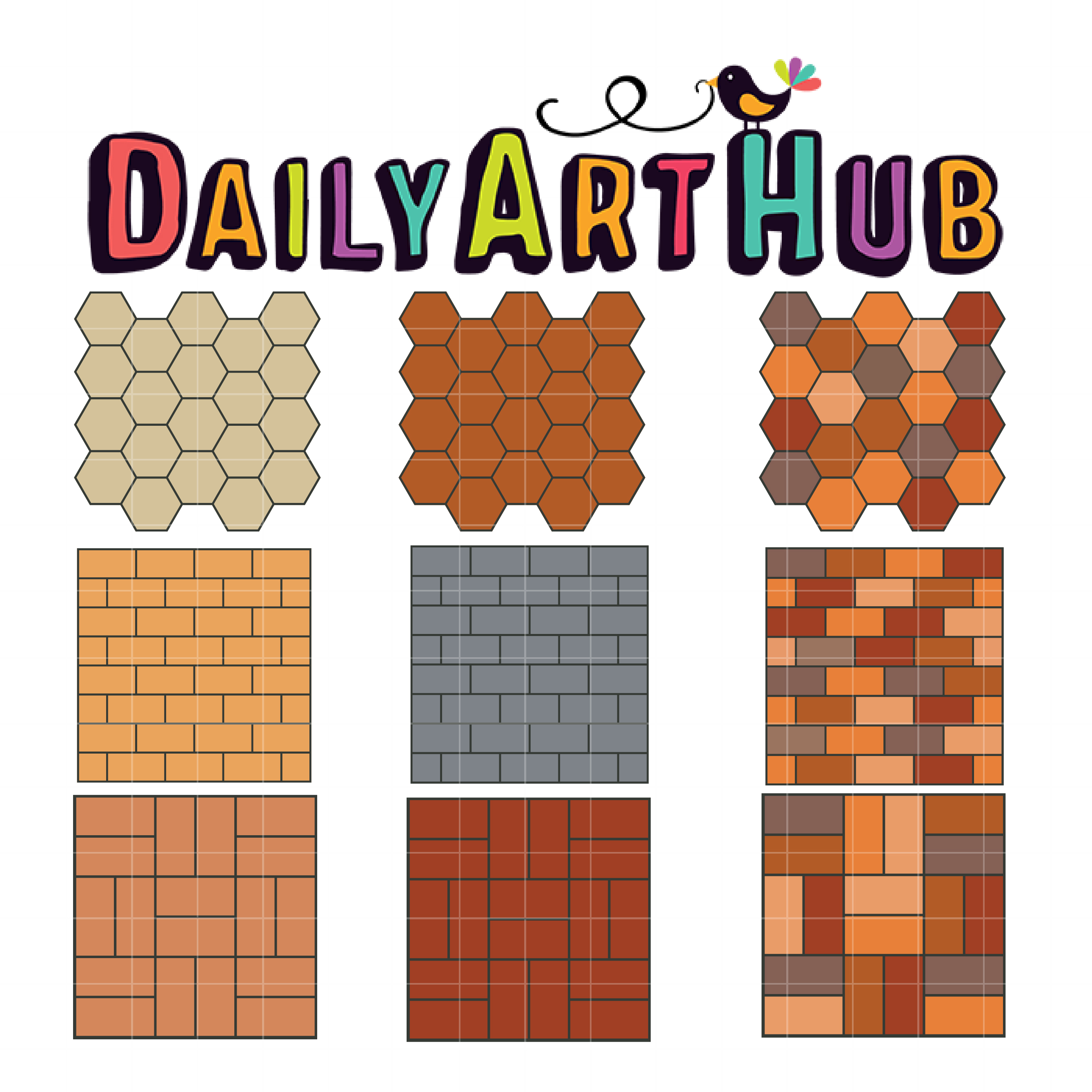 Wall Bricks Clip Art Set – Daily Art Hub – Free Clip Art Everyday