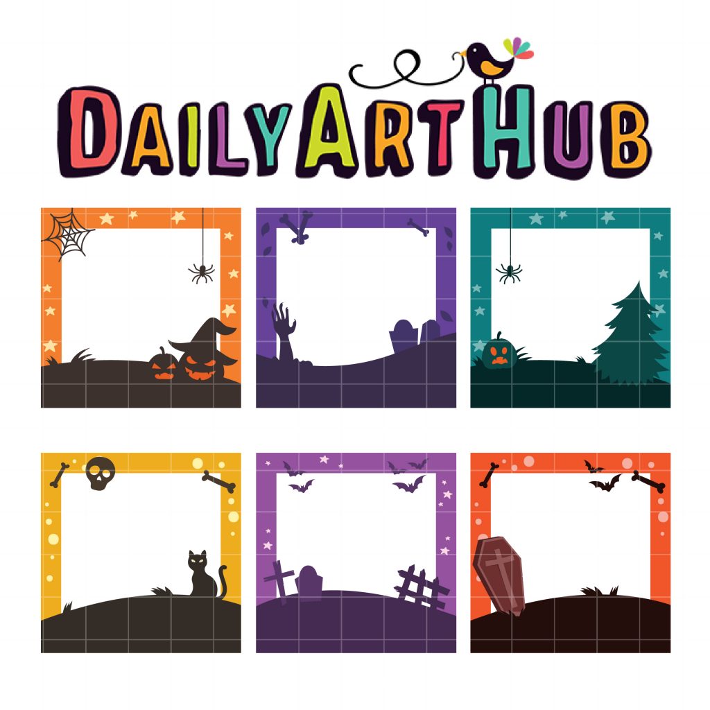 Halloween Blank Sticky Note Clip Art Set – Daily Art Hub // Graphics ...