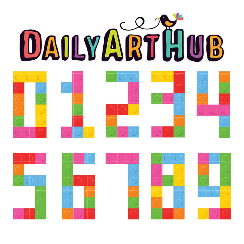 Game Blocks Number Clip Art Set – Daily Art Hub // Graphics, Alphabets ...