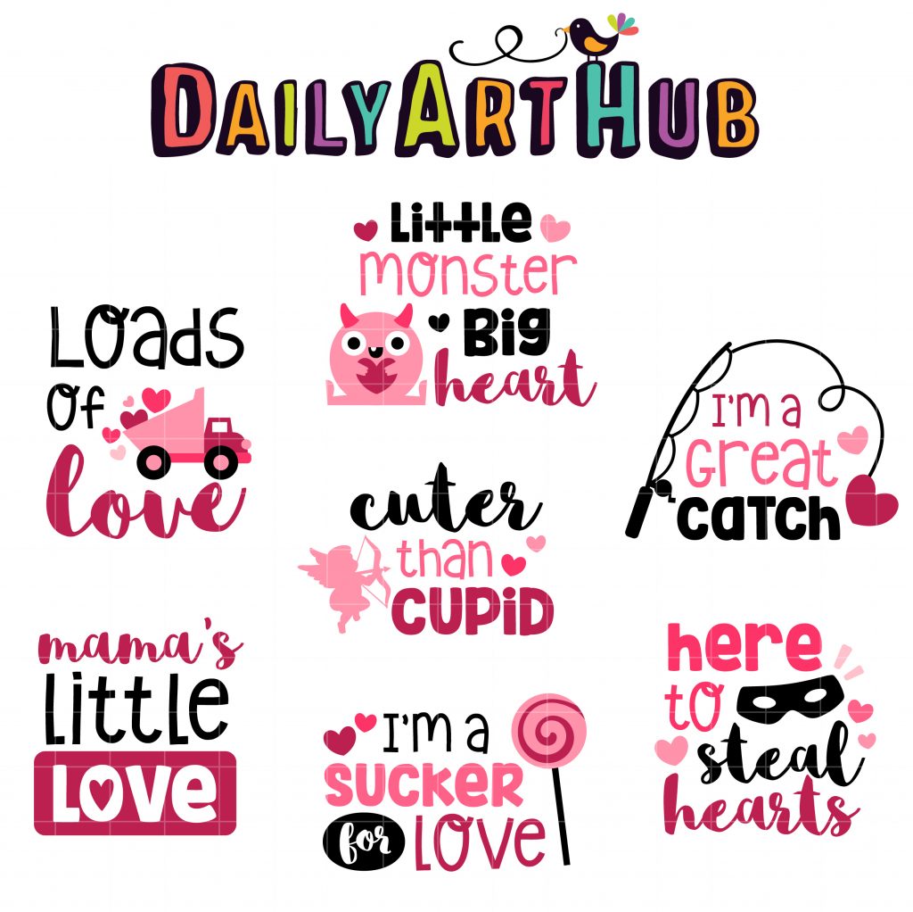 Kids Valentines Day Clip Art Set – Daily Art Hub // Graphics, Alphabets ...