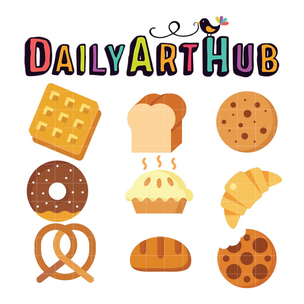 Cookies and Bread Clip Art Set – Daily Art Hub // Graphics, Alphabets & SVG